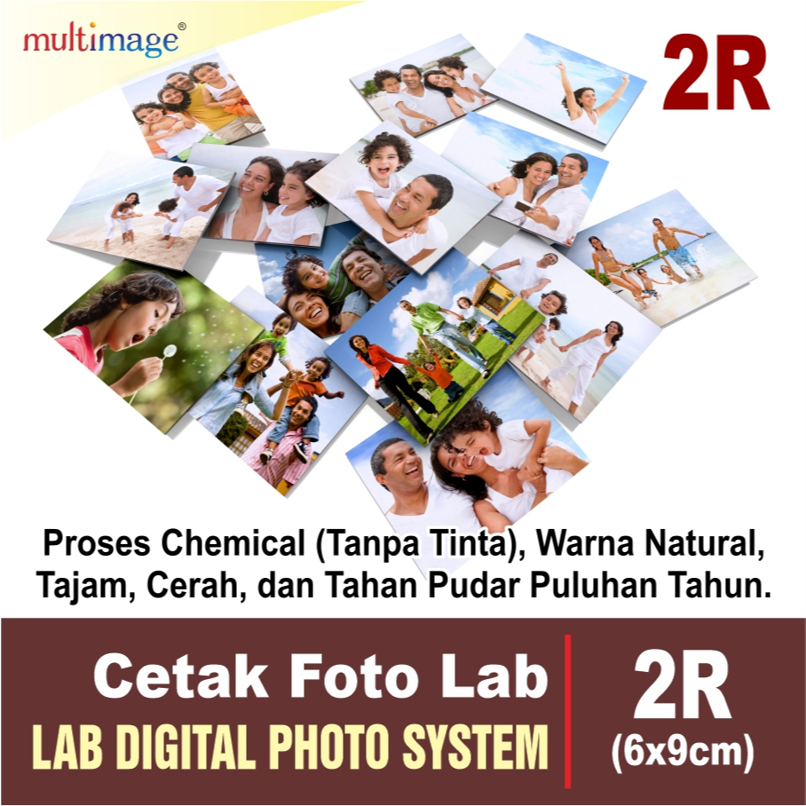 Jual Cetak Foto 2R Lab Photo Print D2R Ukuran 6 x 9 cm (2,2 x 3,5 inchi ...