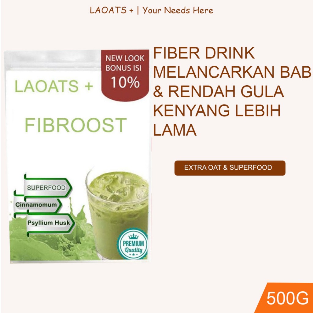 Jual Fiber Drink Psyllium Husk Susu DIet Pengganti Makan Penurun Berat ...