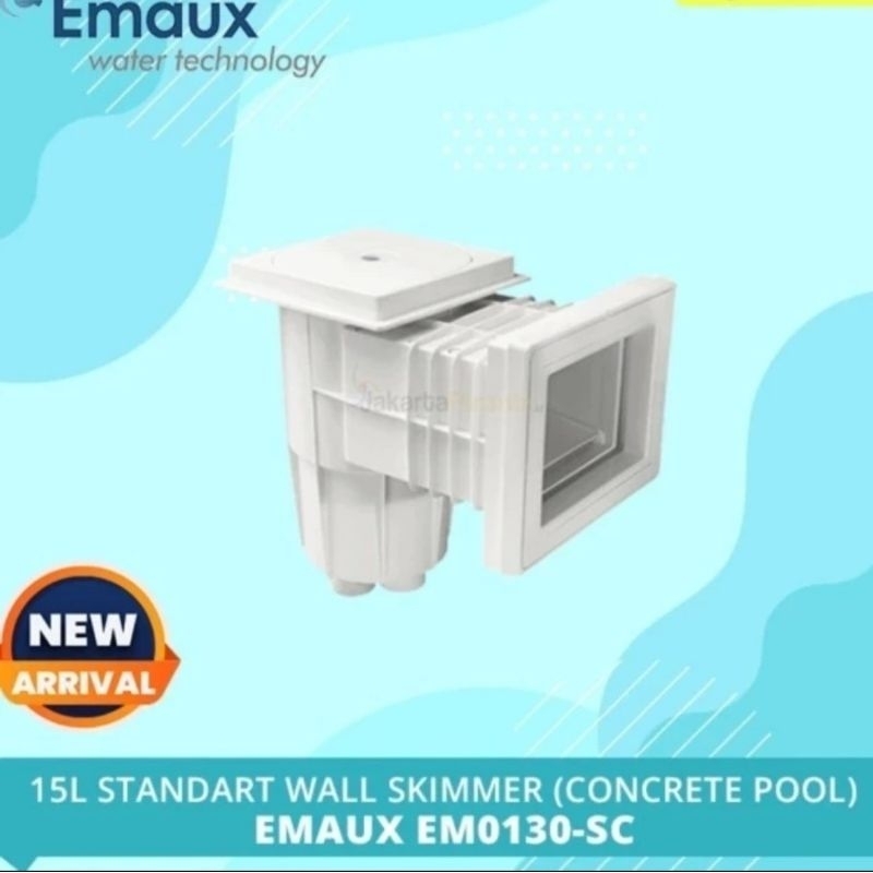 Jual 15L STANDARD WALL SKIMMER BOX FITTING KOLAM RENANG EMAUX EM0130-SC ...
