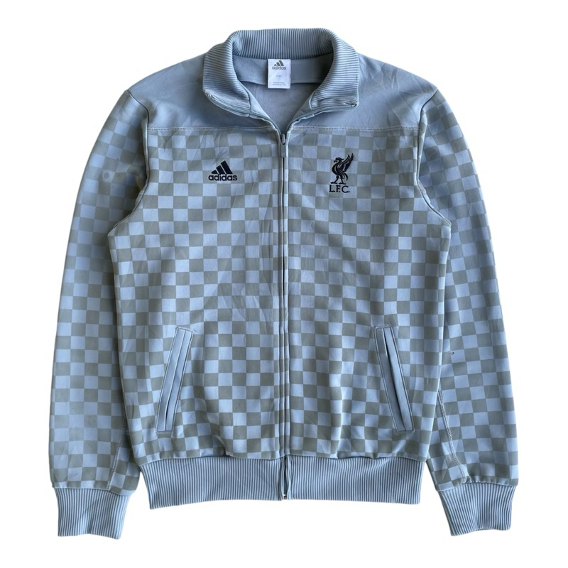 Jual Tracktop Adidas Liverpool FC Grey | Shopee Indonesia