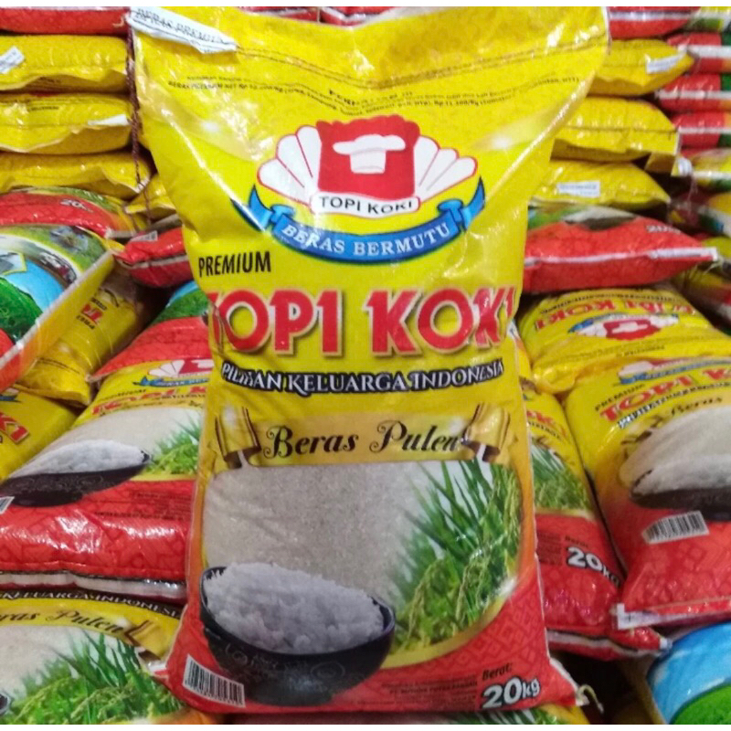 Jual beras topi koki premium 20kg | Shopee Indonesia