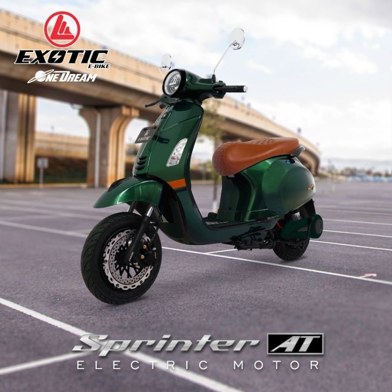Jual MOTOR LISTRIK EXOTIC SPRINTER LX 1200 WATT 60V/20.2AH BERGARANSI ...