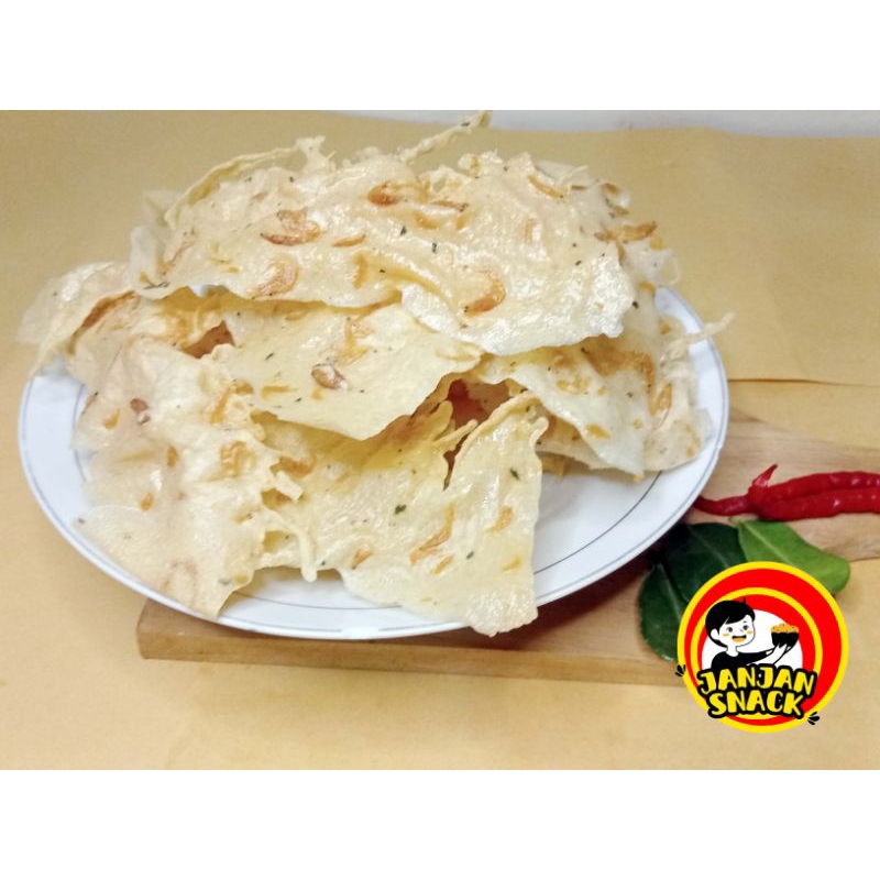 Jual PEYEK REBON Gurih dan Renya dengan potongan daun jeruk Home Made ...