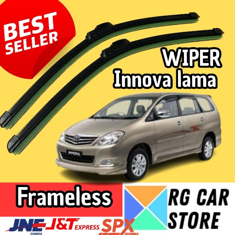 Jual Wiper Kaca Mobil Innova Lama Model Frameless Garansi 1 Tahun Merek ...