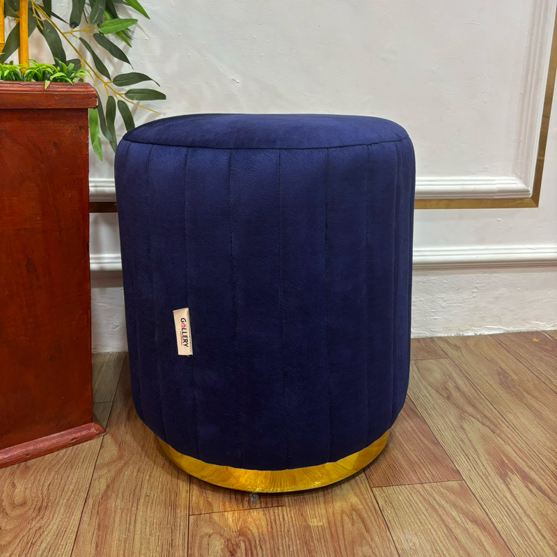 Jual RAYA STOOL VELVET LUXURY ROUND Diameter 50cm/ Tinggi 50cm OTTOMAN ...