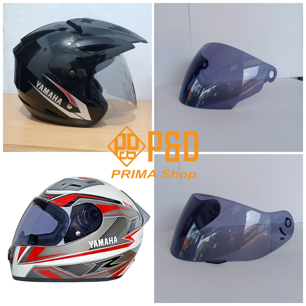 Jual kaca helm full face yamaha vixion - visor helm Half Face yamaha ...