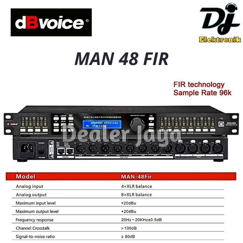 Jual Management / DLMS DB Voice MAN 48 FIR / MAN48 FIR - 4 in 8 out ...