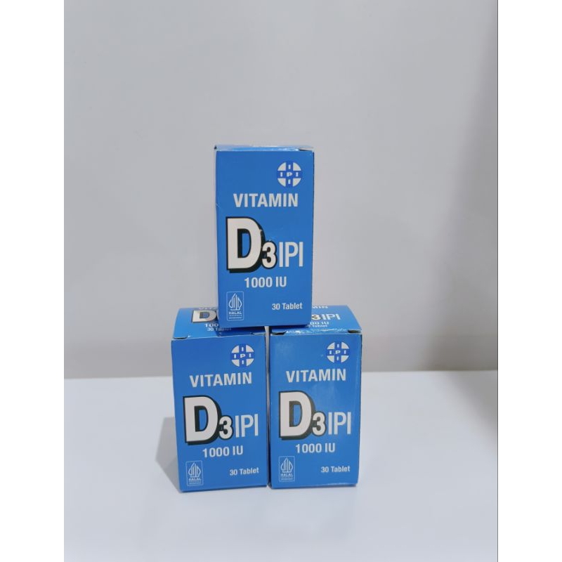 Jual VITAMIN D3 IPI 1000 iu isi 30 tablet | Shopee Indonesia