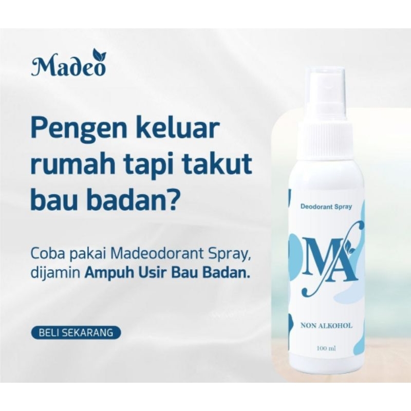 Jual DEODORANT SPRAY MADEO (TAWAS CAIR) | Shopee Indonesia