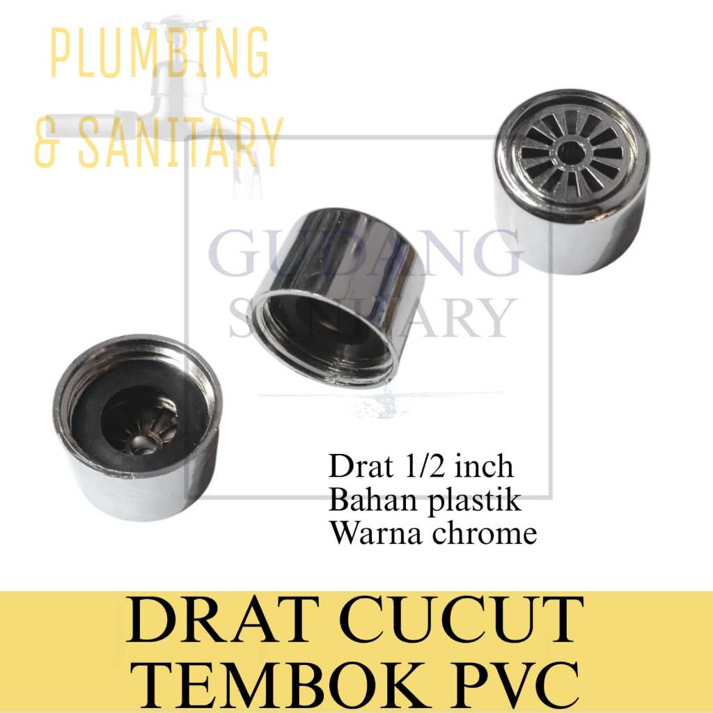Jual Tembok Drat Cucut PVC Cucut Kran Tembok Plastik Sambungan Drat ... Jual Tembok Drat Cucut PVC Cucut Kran Tembok Plastik Sambungan Drat ...