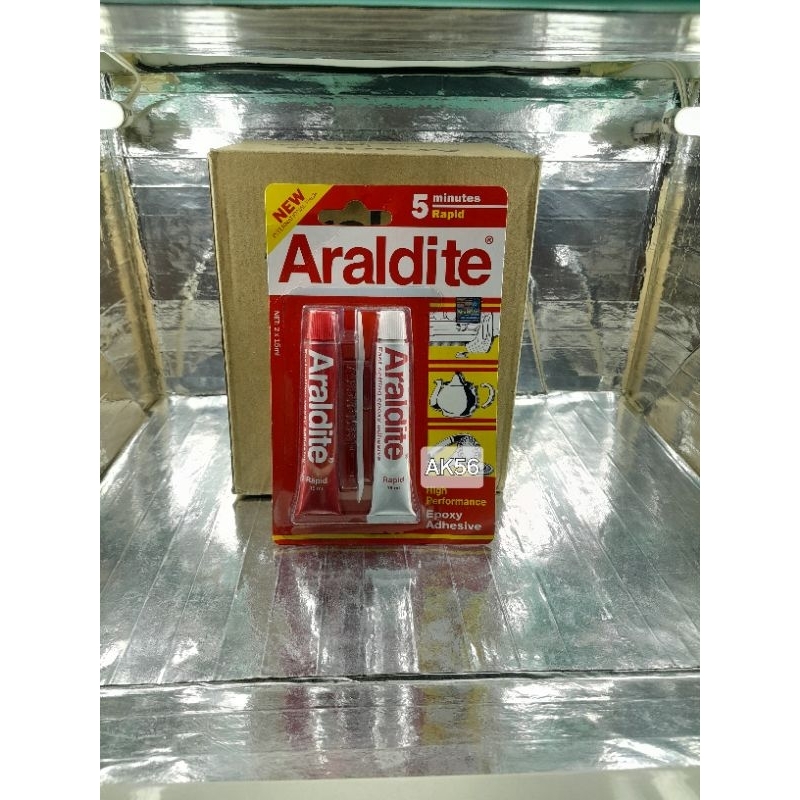 Jual Araldite Merah Lem Epoxy Rapid 2×15ml | Shopee Indonesia