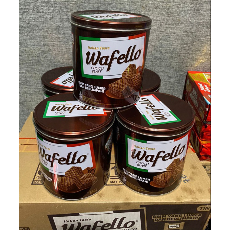 Jual Wafello wafer kaleng | Shopee Indonesia