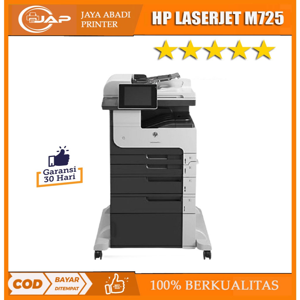 Jual Mesin Fotocopy HP LaserJet Enterprise M725 Mfp | Shopee Indonesia