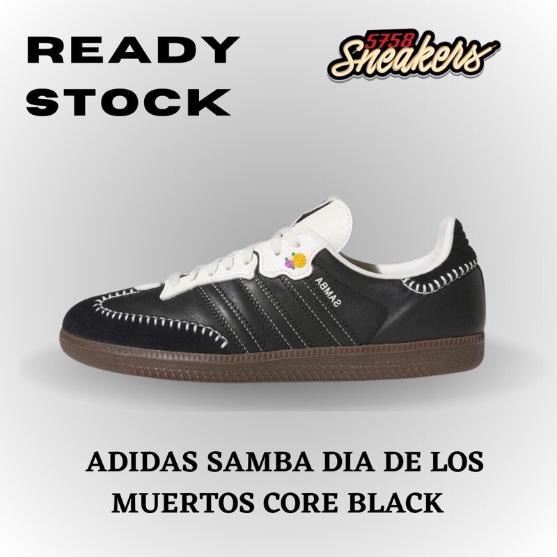 Jual Adidas Samba OG Halloween Dia De Muertos Pack Off Black Men 100% ...