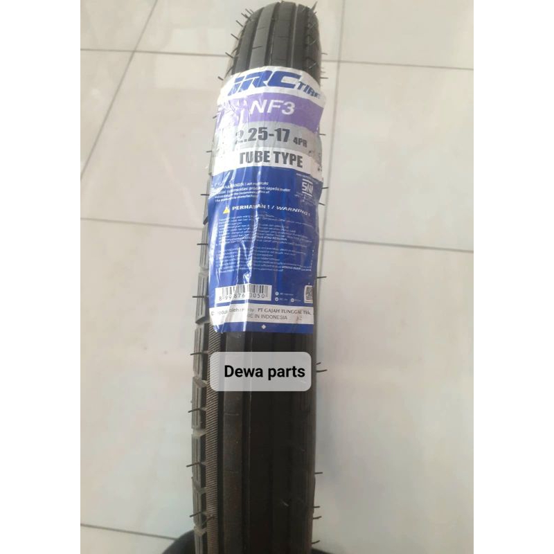 Jual ban luar depan irc 225 17 NF3 tube type buat motor grand leganda ...