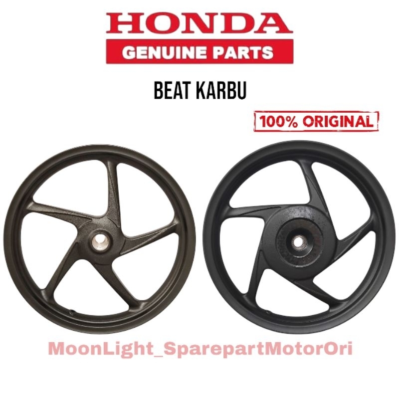 Jual VELG DEPAN BELAKANG BEAT KARBU OLD SCOOPY FI SPACY VARIO 110 CARBU ...