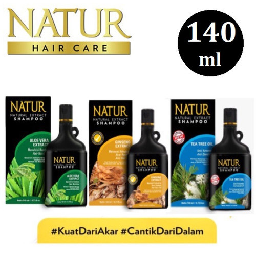 Jual NATUR SHAMPOO EXTRACT 140ML/NATUR SHAMPOO 140ML | Shopee Indonesia