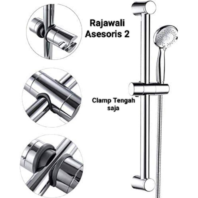 Jual Clamp Holder Tiang Shower Mandi ABS Adjustable 20-25mm | Shopee ...