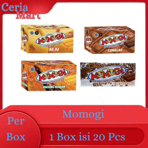 Jual MOMOGI CEMILAN WAFER 500 1 BOX ISI 24 PCS Food Snack | Shopee ...