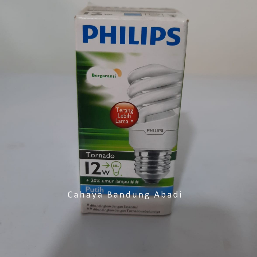 Jual Philips Lampu Tornado 12 Watt 12W Putih 86 Cool Daylight 6500K E27 | Shopee Indonesia