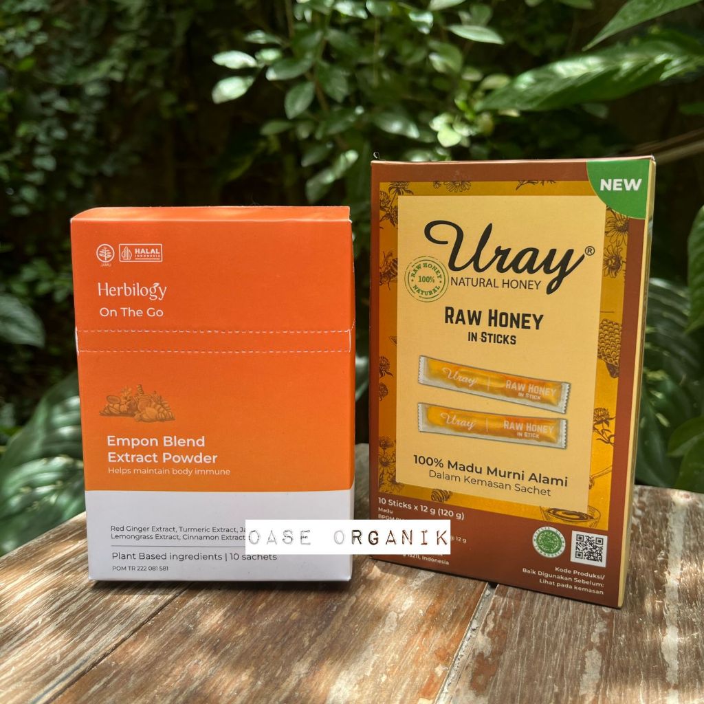 Jual Paket Imunitas Go (Empon Blend Extract Powder & Uray Honey in ...