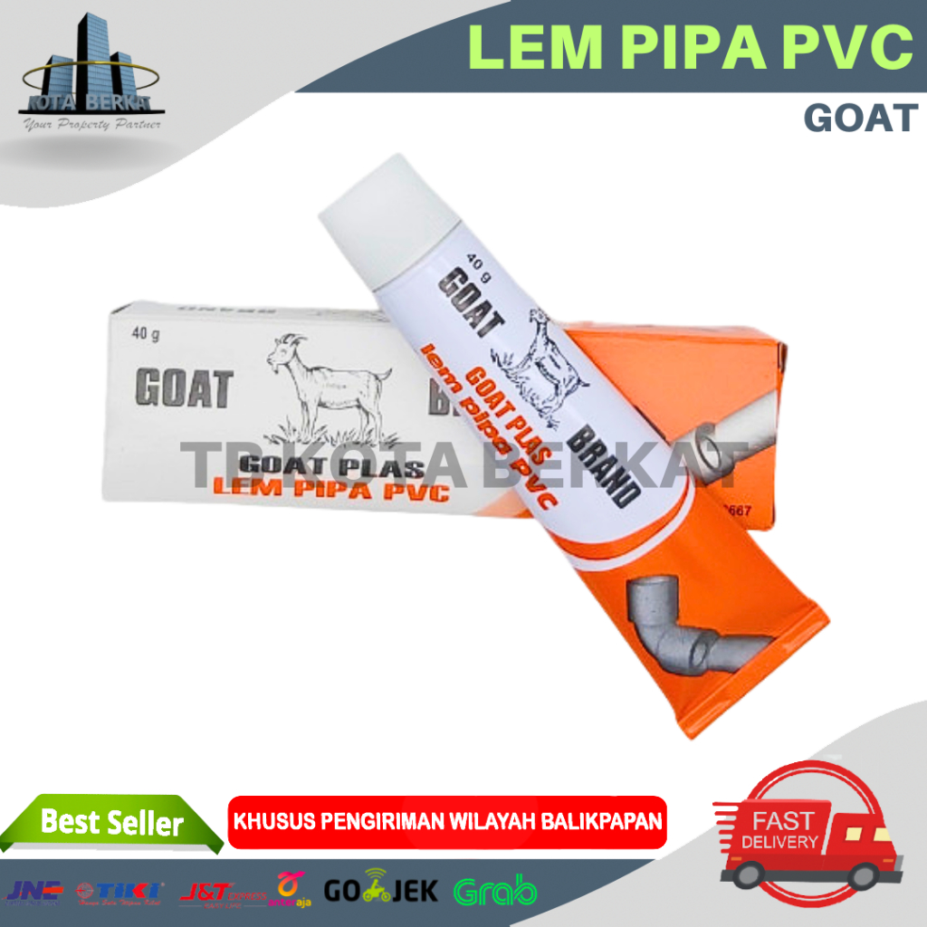 Jual LEM PIPA PVC GOAT / GOAT PLAS | Shopee Indonesia
