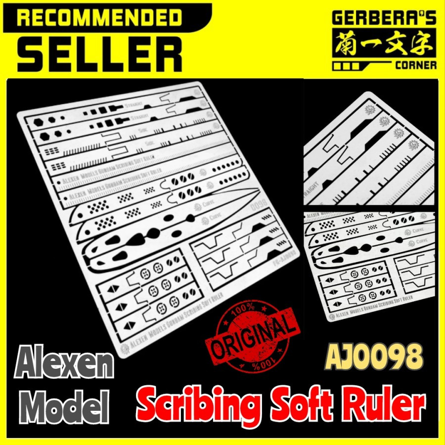 Jual Alexen Model Scribing Soft Ruler AJ0098 Scribing Template | Shopee Indonesia