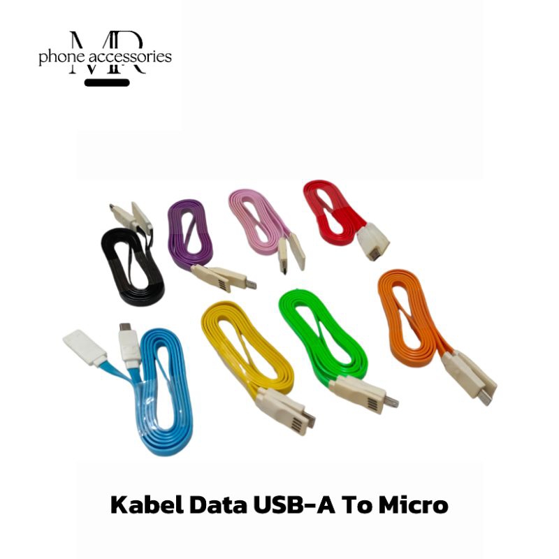Jual Kabel Data USB-A To Micro Panjang 1 Meter Packing Plastik | Shopee ...