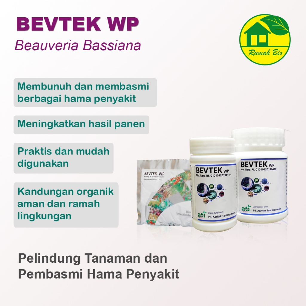 Jual Insektisida Organik Bevtek Beauveria Bassiana Untuk Semua Jenis ...