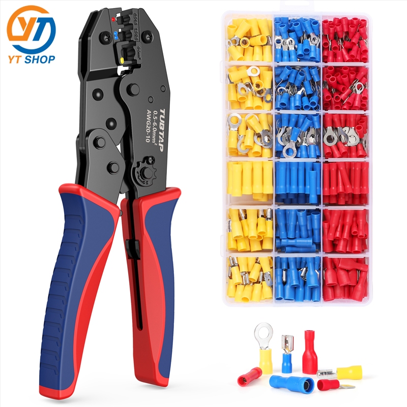 Jual YT SHOP 10-20 Tang Crimping Kit Alat 0,5-6 Mm² Alat Kabel Tang ...