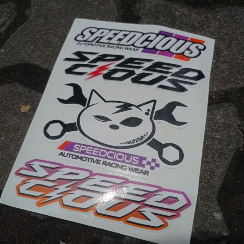 Jual COD!!! Stiker pack SPEEDCIOUS | Shopee Indonesia