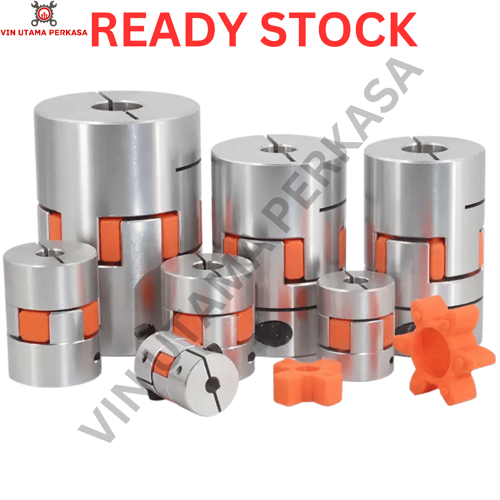 Jual coupler kopel joint join shaft dinamo stepper motor servo kopling ...