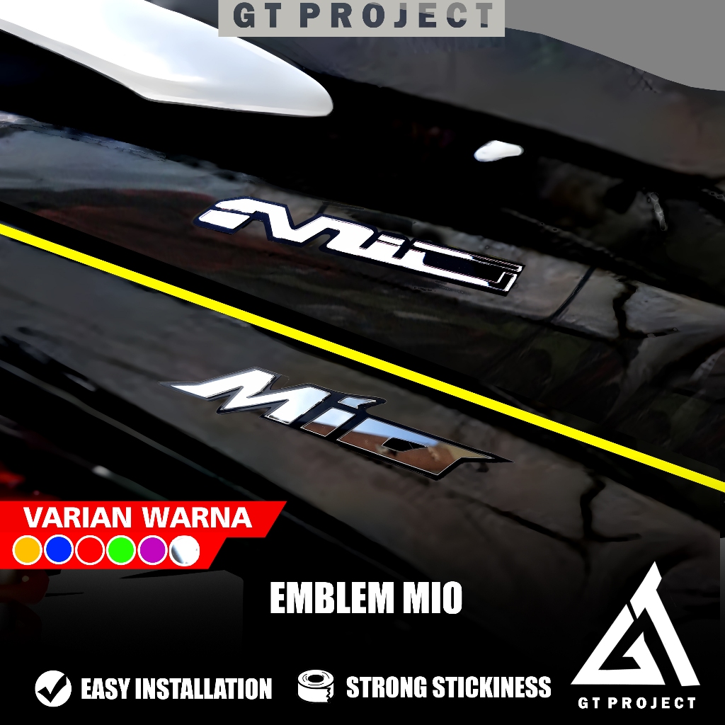 Jual EMBLEM YAMAHA MIO TIMBUL 3 DIMENSI VARIASI GT PROJECT | Shopee ...