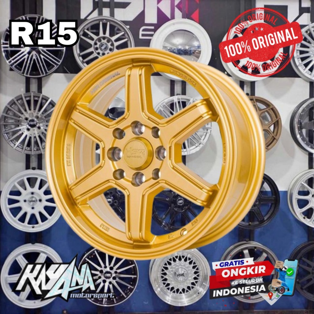 Jual Velg Mobil Te37 R15 HSR Minas Pcd 4x100 4x114,3 Lebar 65 Et 42 Velg Hsr New Produk | Shopee ...