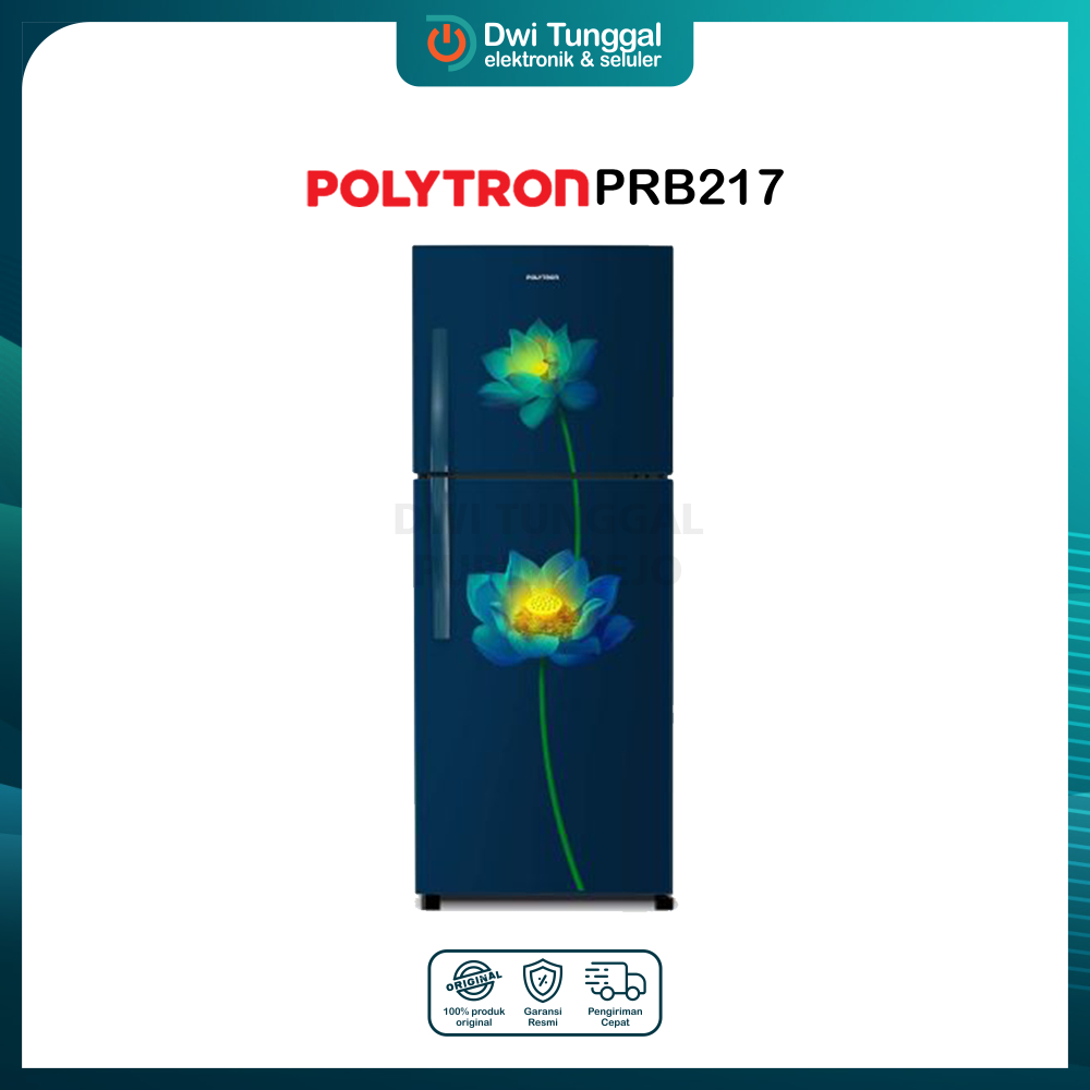 Jual Polytron PRB 217LB - Kulkas 2 Pintu Metallic 210 liter | Shopee ...