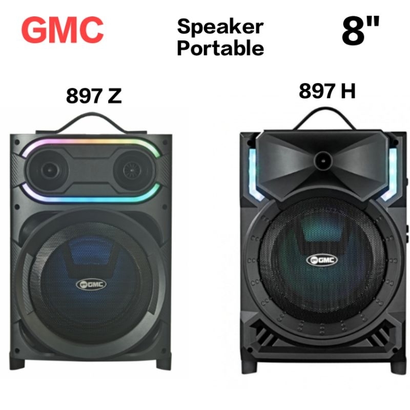 Jual Speaker Portable 8 Inchi GMC 897 H Dan 897 Z | Shopee Indonesia