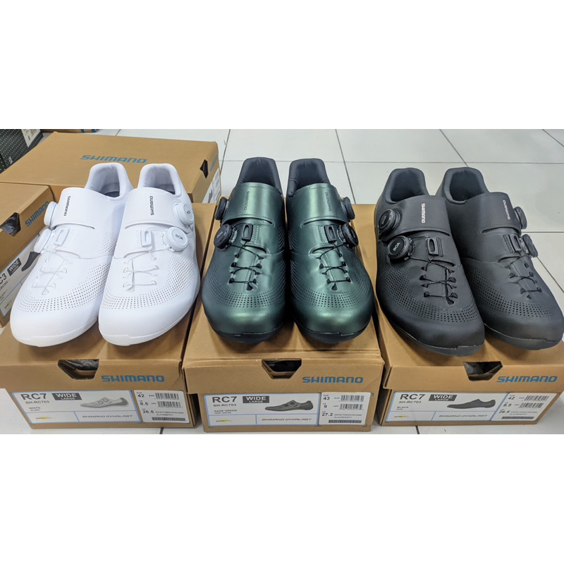 Jual SHOES / SEPATU CLEAT ROADBIKE SHIMANO RC7 / RC703 / RC-703 WIDE ...