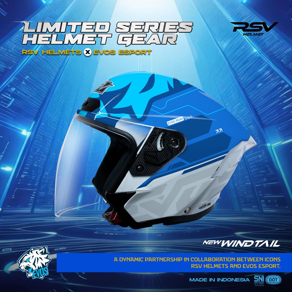 Jual RSV Helmets x Evos Esport Exclusive Collaboration - Helm RSV New ...