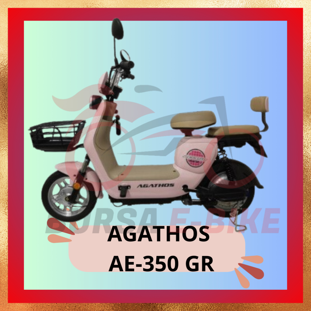 Jual Sepeda Listrik AGATHOS AE-350 GR Berdaya Power 48V/500 WATT dan bergaransi Resmi By AGATHOS ...