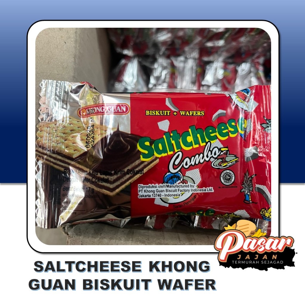 Jual Saltcheese Khong Guan Biskuit Wafer Isi 10pcs x 17gr | Shopee ...