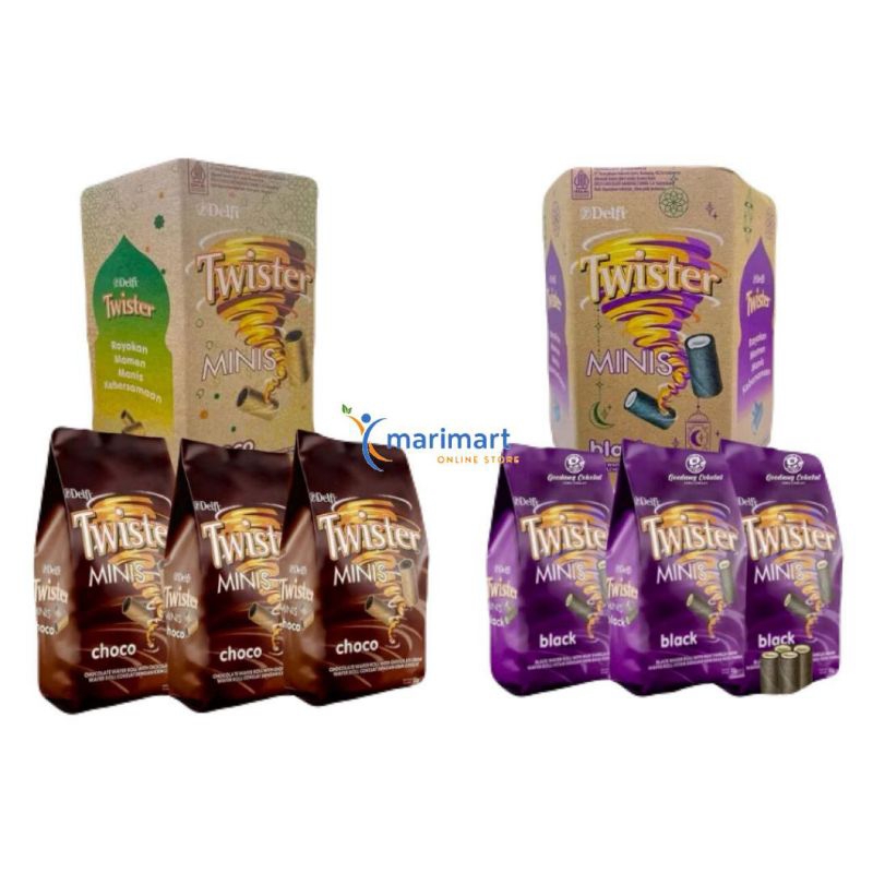 Jual TWISTER Minis Waffer Roll - 3 x 70gr | Shopee Indonesia