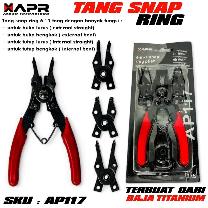 Jual APR TANG SNAP RING RAJA nya TYPE AP117 4in1 bisa untuk semua jenis ...