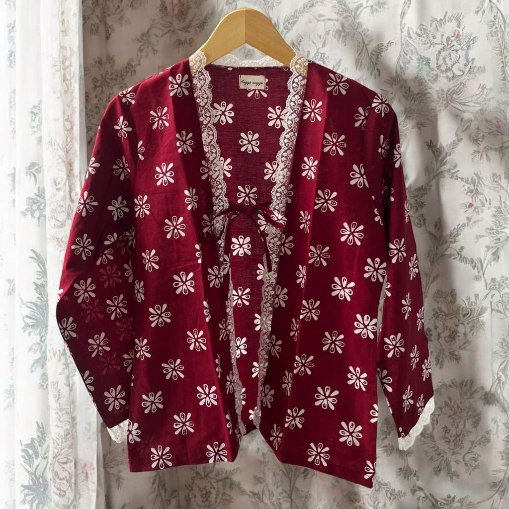 Jual Outer Batik Kebaya Renda Motif Terbaru - Denaya Series | Shopee ...