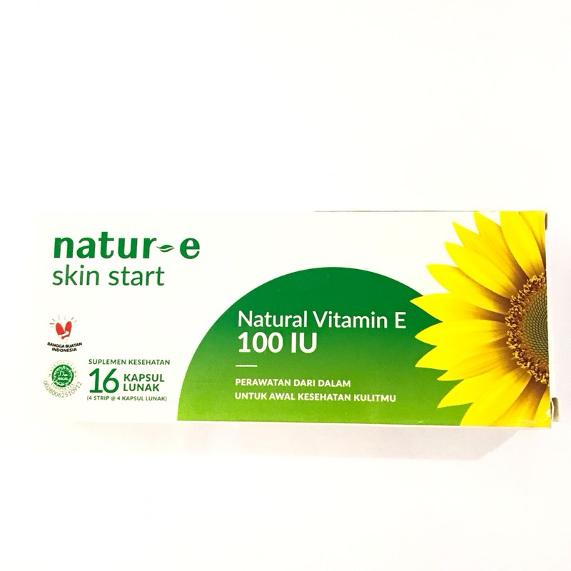 Jual Natur-E Skin Start Natural Vitamin E 100 UI 16s Suplemen Vitamin ...