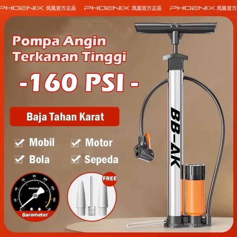 Jual TURUN HARGA!!!Pompa Angin Besi Tahan Karat Sepeda Motor Mobil ...