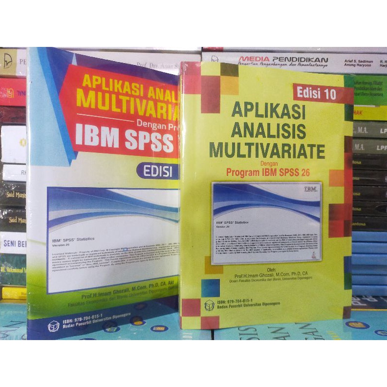 Jual Aplikassi Analisis Multivariate Dengan Program IBM SPSS 19 SPSS 25 SPSS 26 Imam Ghozali ART ...