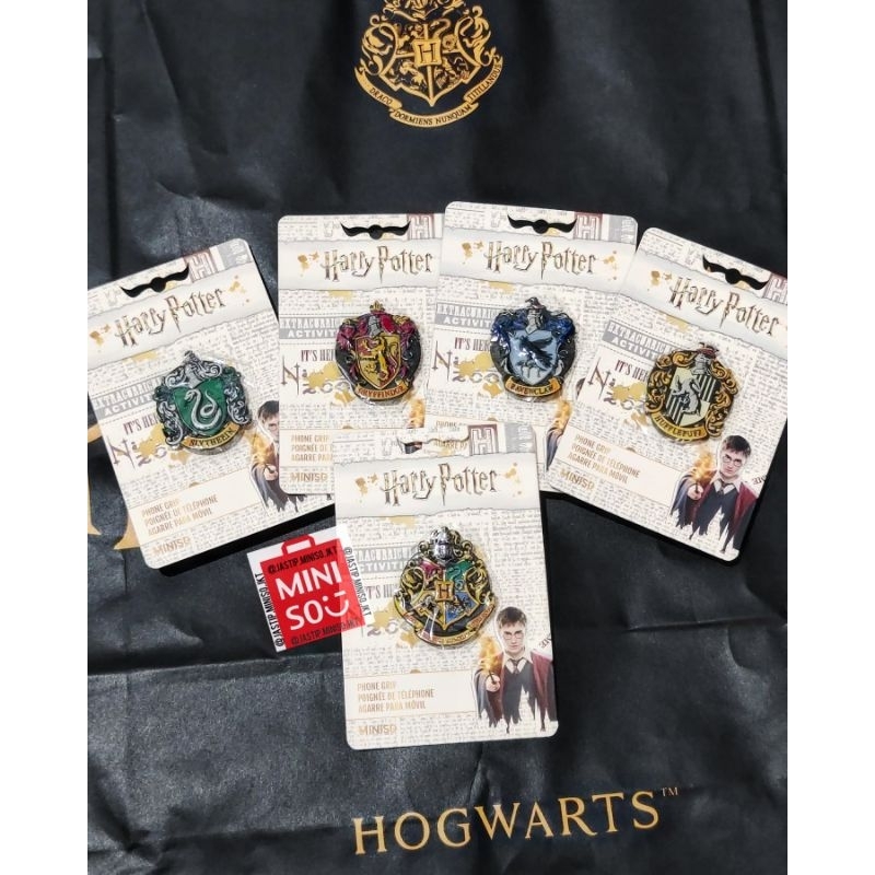 Jual MINISO x HARRY POTTER 🆕 Metal Phone Grip HARRY POTTER Collection (Gryffindor / Ravenclaw ...