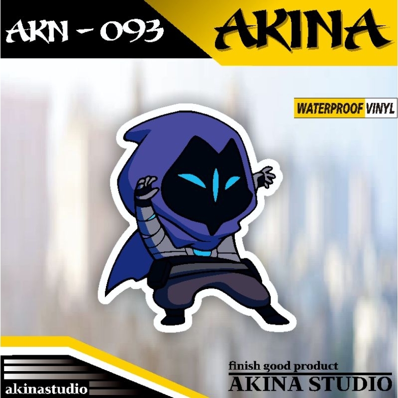Jual sticker vinyl anti air omen cat dance valorant | stiker vinyl anti ...