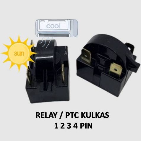 Jual RELAY PTC KULKAS 1 2 3 4 PIN | Shopee Indonesia