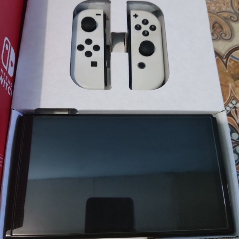 Jual Console Nintendo Switch Oled OFW White Edition Fullset Original | Shopee Indonesia
